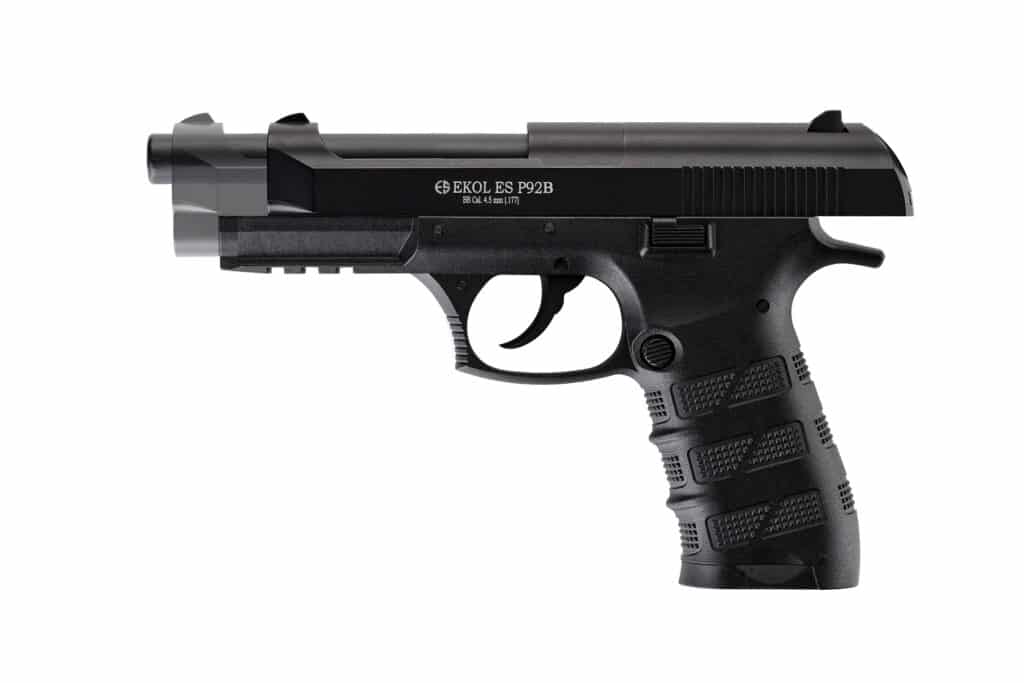 Αεροβόλο Πιστόλι EKOL Mod ES P92B - Αμπούλα CO2 - 115 m/sec - Blowback ...